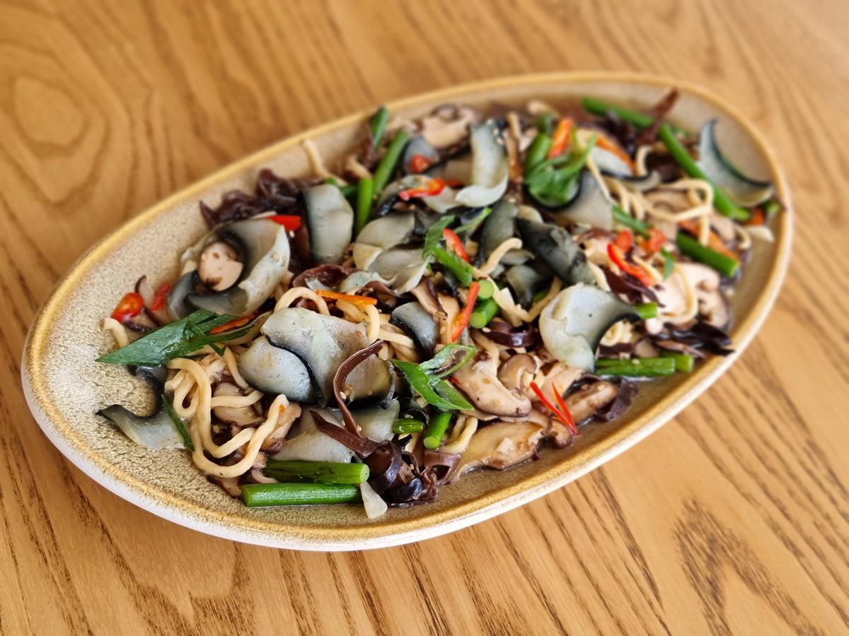 Paua & Mushroom Noodle Salad Recipe – Chatham Island Food Company